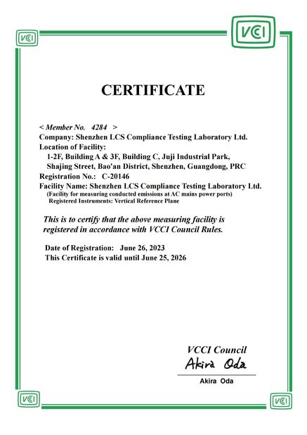 China Shenzhen LCS Compliance Testing Laboratory Ltd. quality control